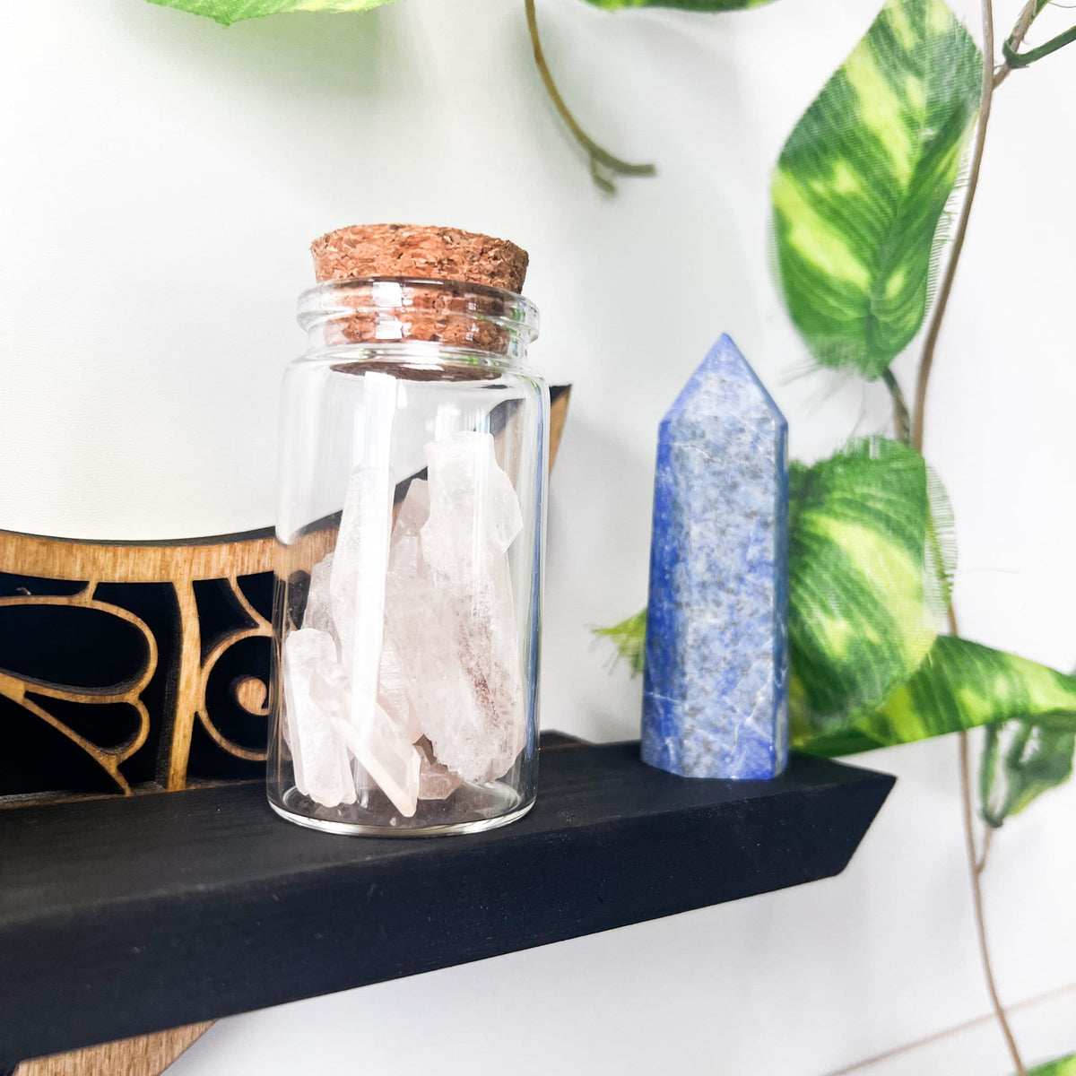 Mandala Moon Crystal Shelf, Moon Shelf, Crystal Display, Crystal Shelf ...