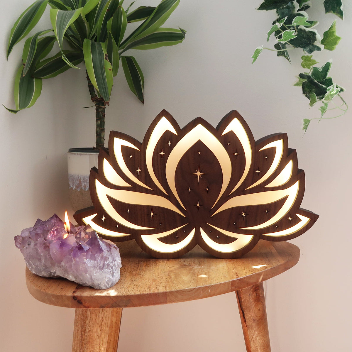 Lotus Flower Table Lamp – Coppermoon