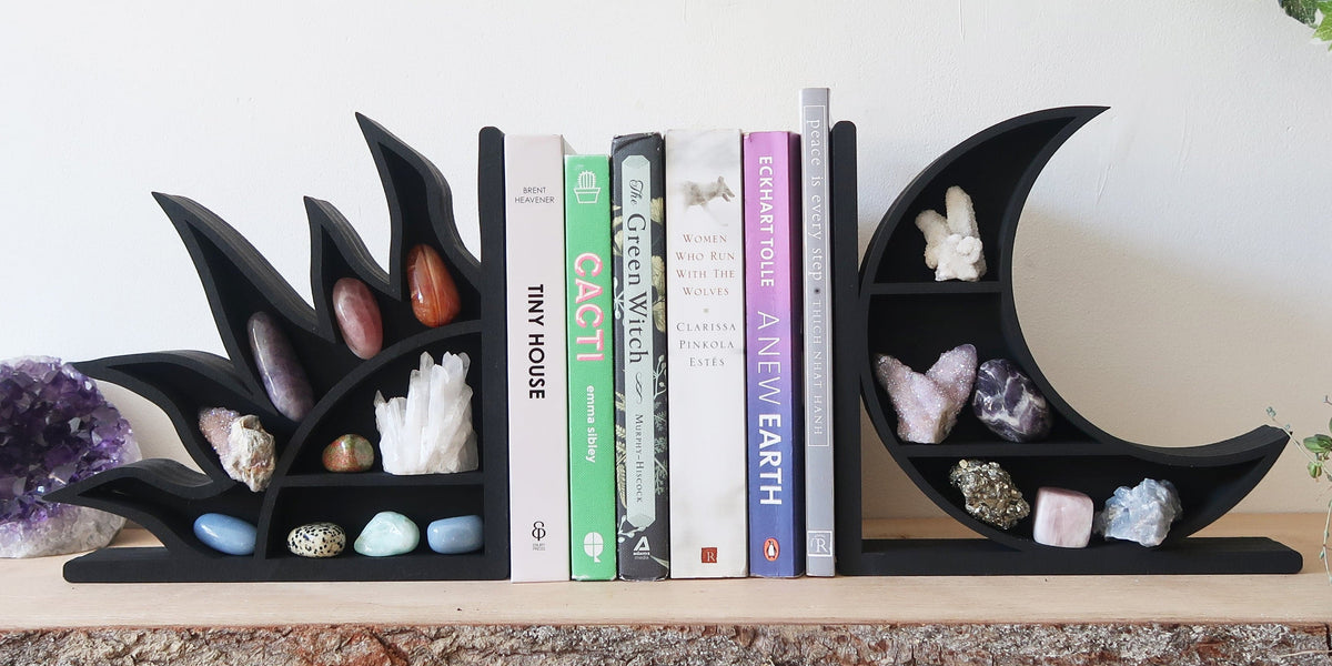 Sun & Moon Bookends — Coppermoon