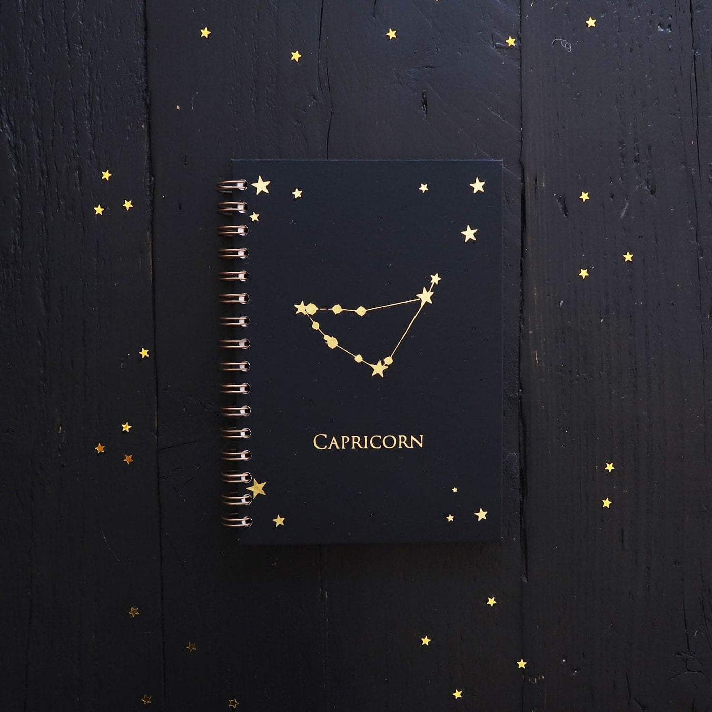 Gold Foil Zodiac Notebook — Coppermoon