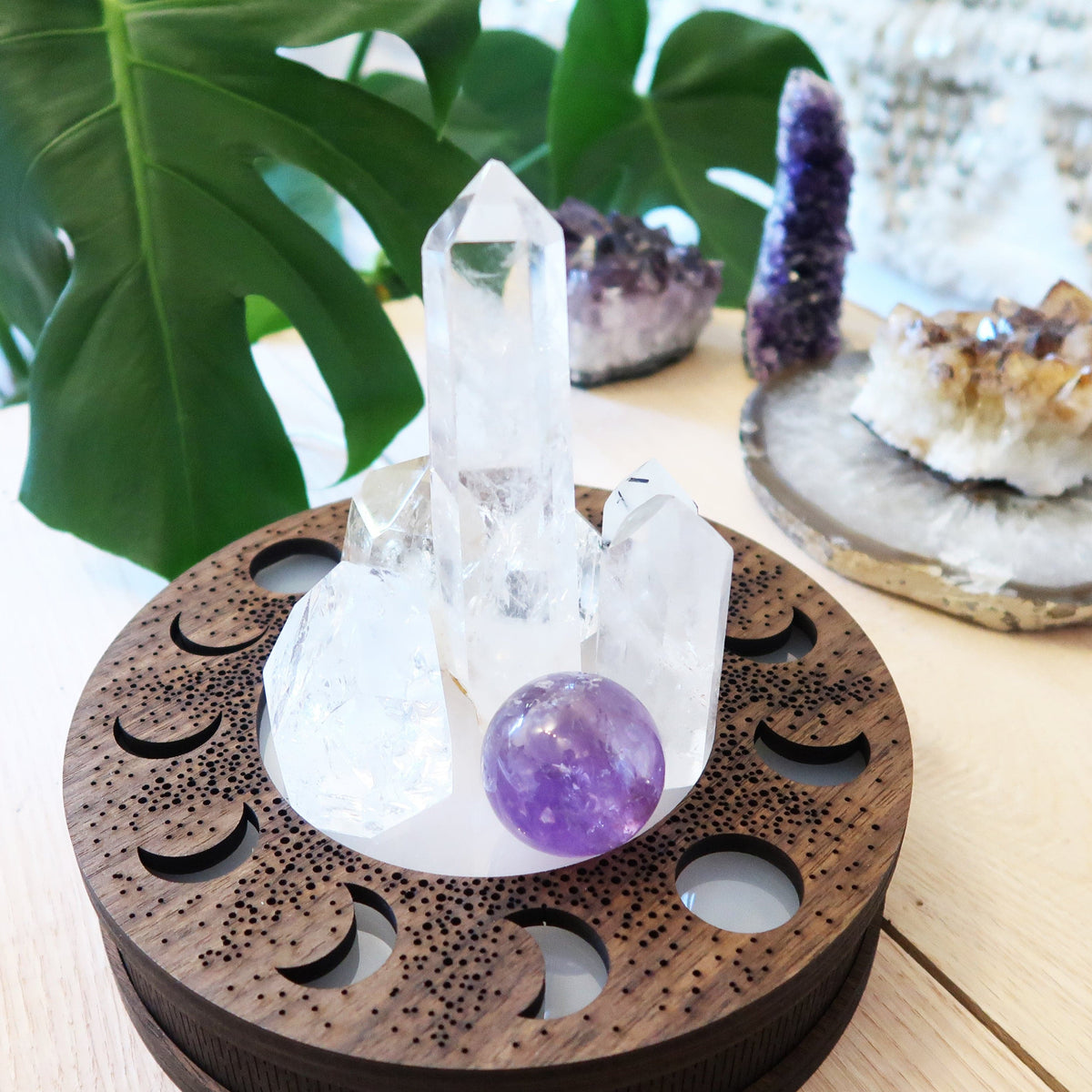 Moon Phase Crystal Illumination Stand – Coppermoon
