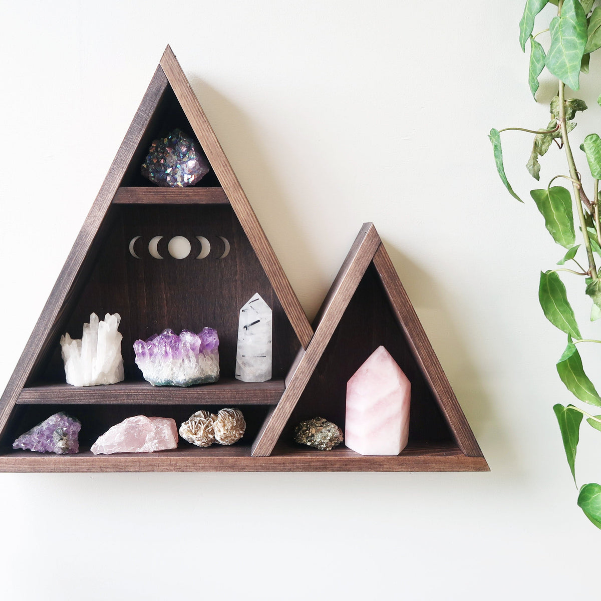Moon Phase Triangle Mountain Shelf – Coppermoon